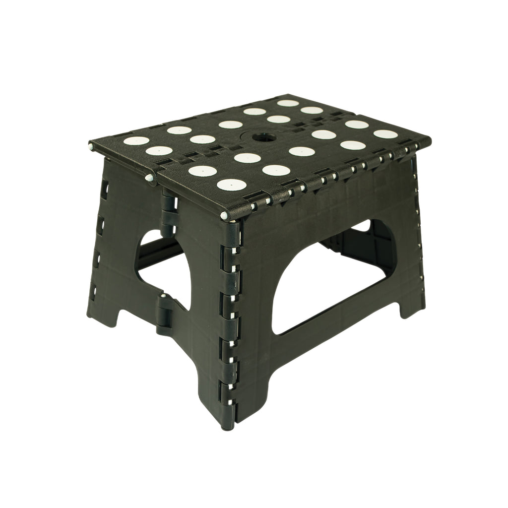 Step Stool | 1 Step Folding Black Step Stool by Range Kleen