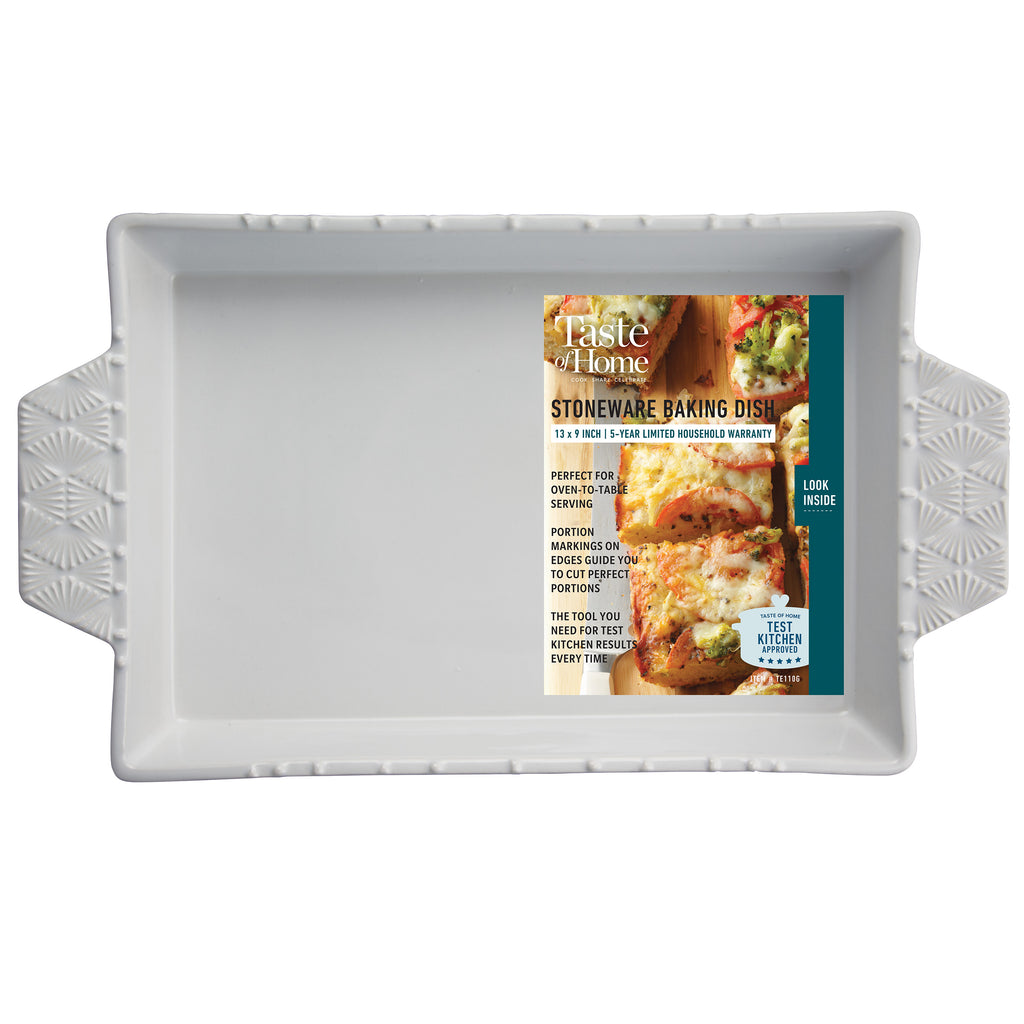13 x 9 Inch Baker | Taste of Home Stoneware Baking Dish by Range Kleen